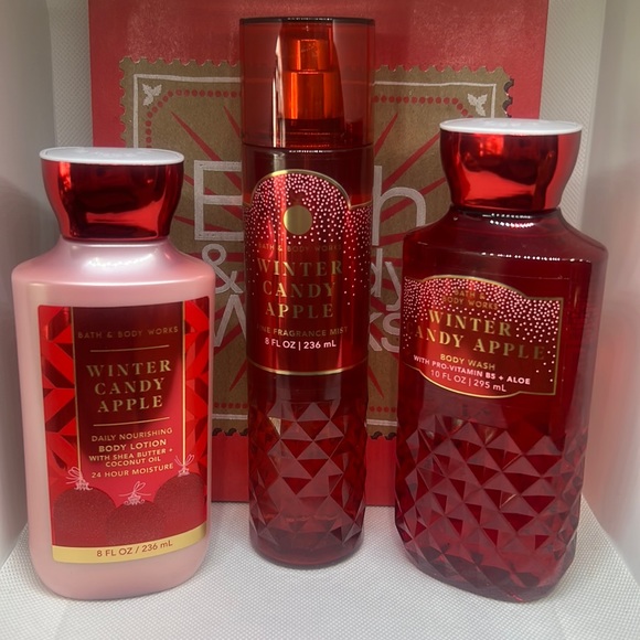 Bath & Body Works | Bath & Body | New Bath Body Winter Candy Apple Gift ...